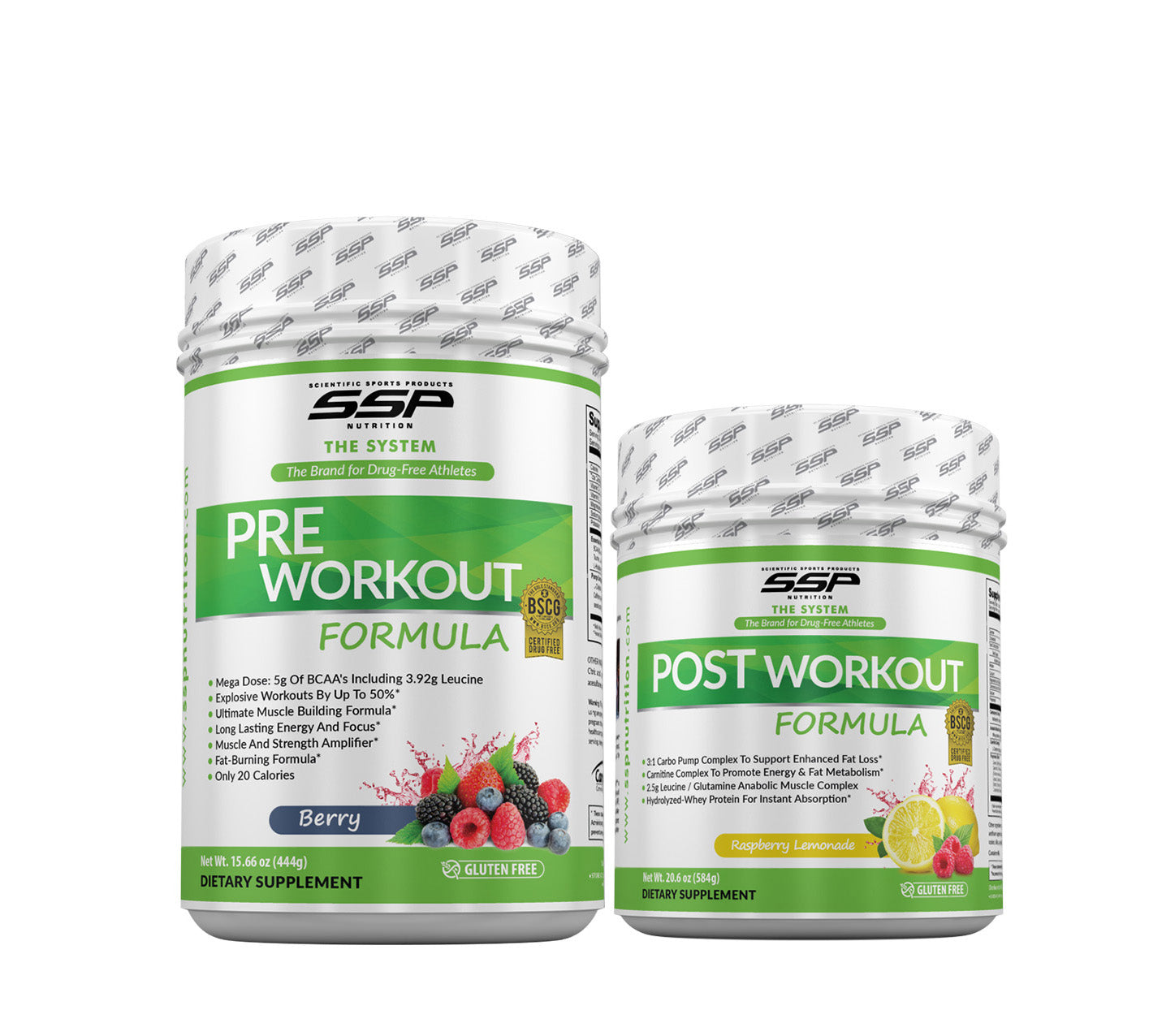 The Workout Canister Set | Contains Pre Workout and Post Workout ...