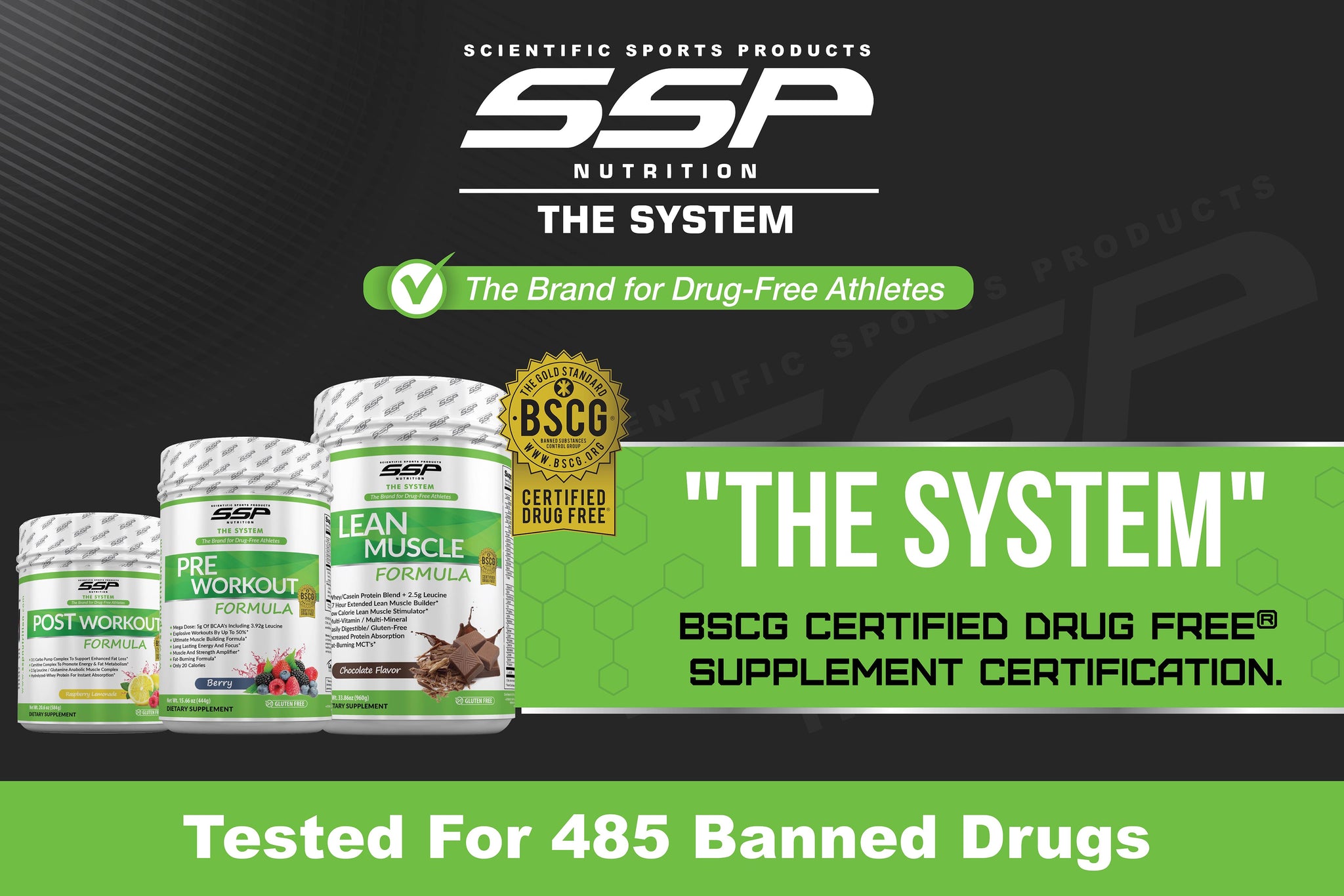 SSP Nutrition's POST Workout Formula